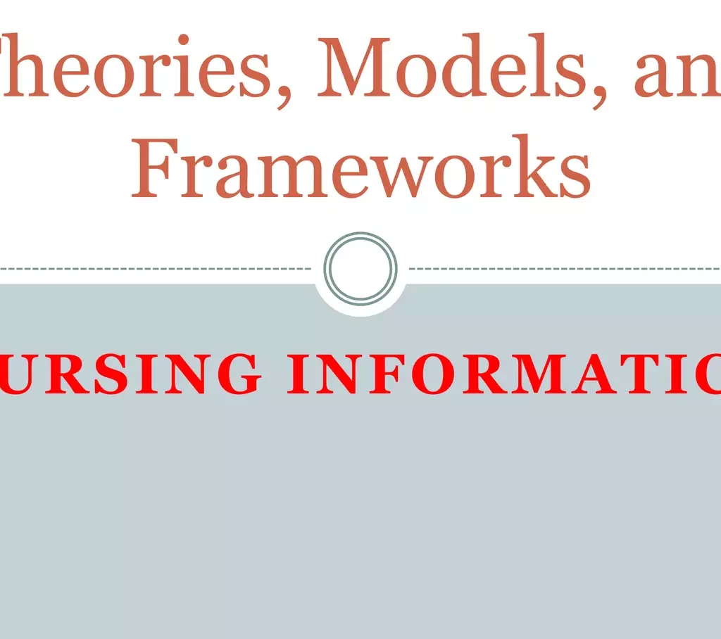 Theoretical Models in Nursing Informatics - Doctors Revision